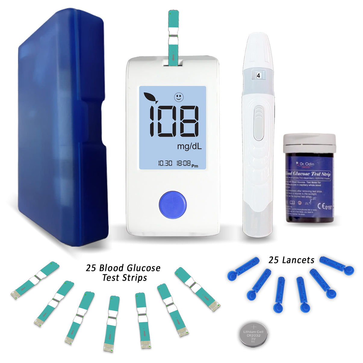 Dr Odin Blood Glucose Monitoring GOD Meter Kit (25 strips) – Khyaal ...